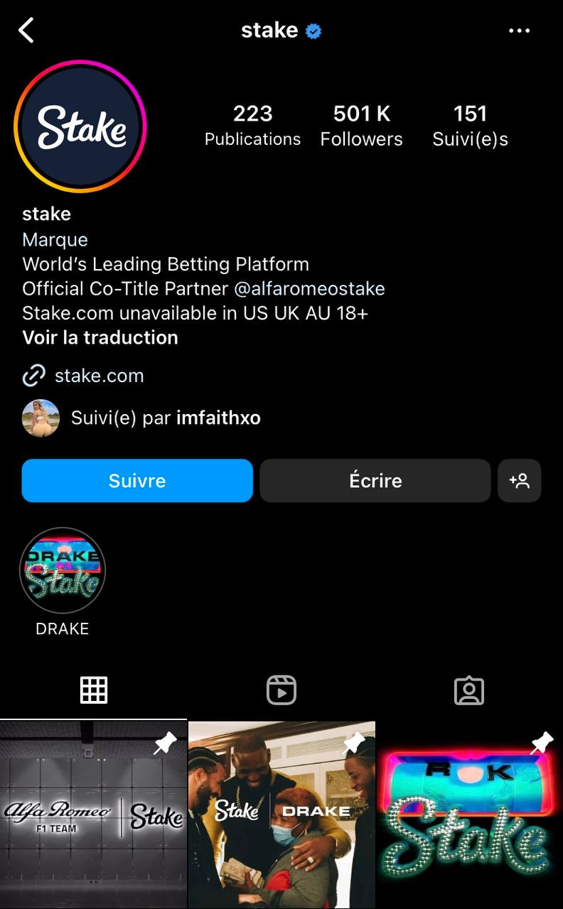 Les paris démentiels de Drake en Bitcoin et son partenariat Stake