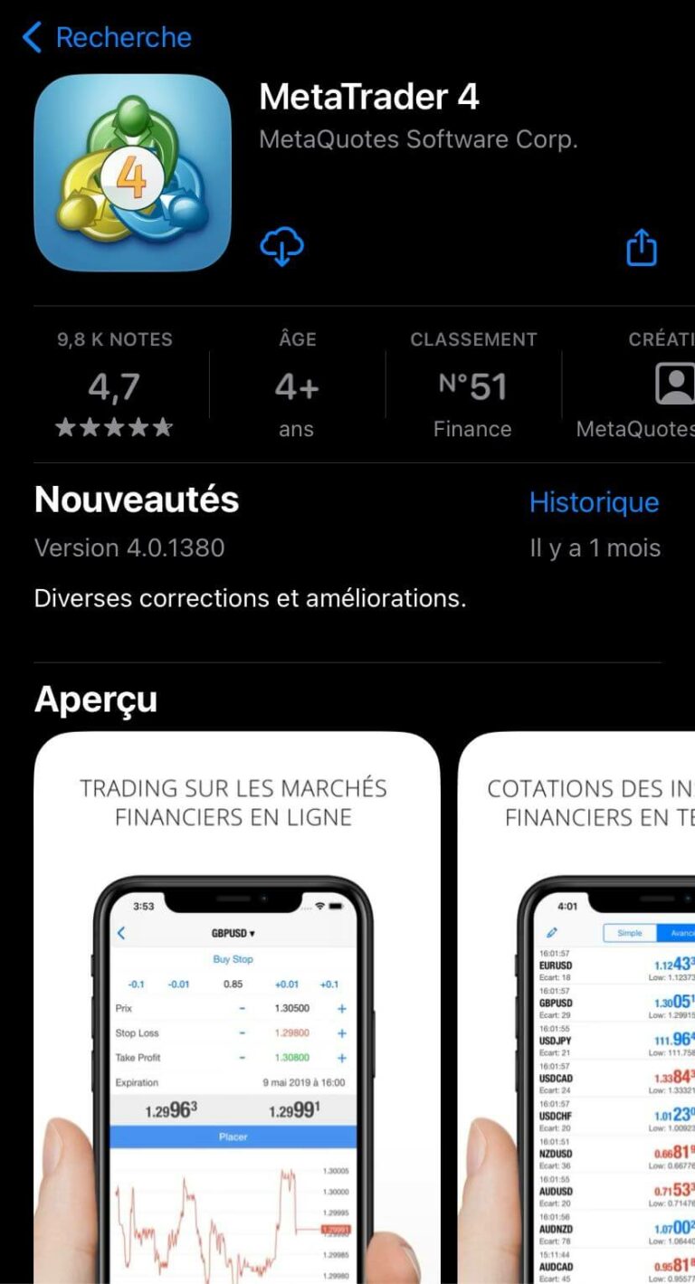 Tuto : Comment installer MetaTrader 4 et créer un compte ? - InvestX - Le média 100% crypto ...